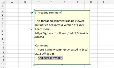 Threaded Comments In Excel Peltier Tech