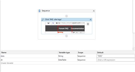 Dynamic Variable Selector Not Functioning Activities Uipath