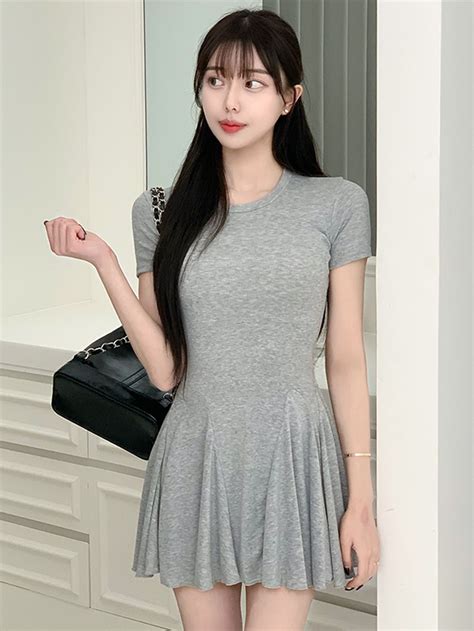 루미에르 Ss💙 엔 플레어 원피스 미니원피스 스판원피스 반팔원피스 여름원피스 여행원피스 여행 플레어원피스 캉캉원피스 주름원피스 샤원피스 반팔 오프숄더 프릴원피스