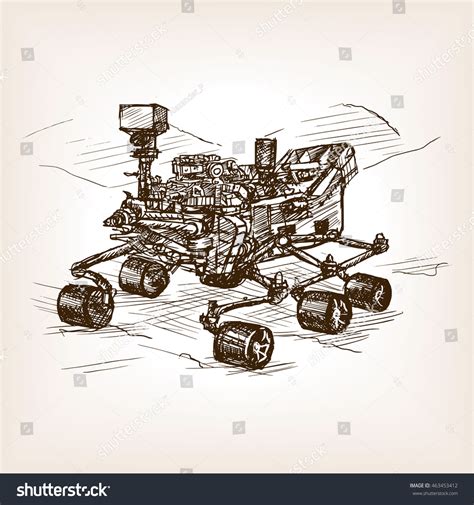 Mars Rover Drawing