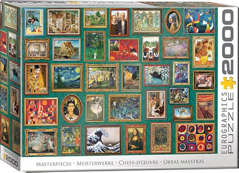 Masterpieces 2000 Piece Jigsaw Puzzle Eurographics Puzzles Galore