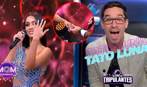 Renato Luna Le Pidió Matrimonio A Camila Escribens En Vivo Así Fue