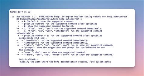 how to do patch based review with git range diff