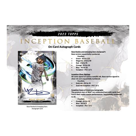 2023 Topps Inception Baseball Hobby 16 Box Case Giant