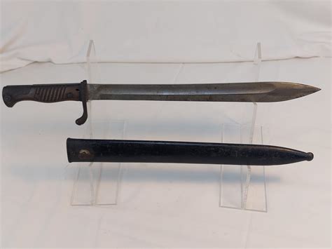 1917 Ww1 German Gew98 Butchers Sword Bayonet And Scabbard F W Holler Of
