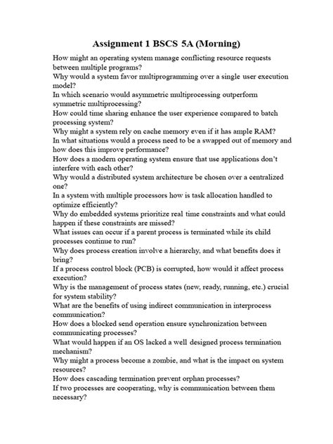 Assignment 1 5a Pdf Process Computing Virtual Machine