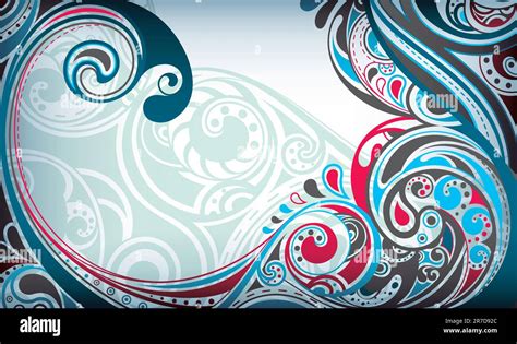 Illustration Of Abstract Curve Background Stock Vector Image And Art Alamy