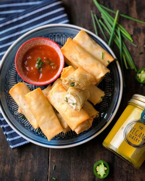 Jalapeño Popper Spring Rolls The Vegan Dairy
