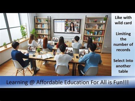 Sql Tutorials Like With Wild Card Limiting The Number Of Records Chipi Technologies