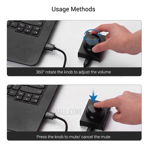 Wholesale USB Volume Control Knob Computer Audio Volume Controller Support Mute Function With