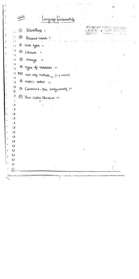 Java Programming Detailed Notes Docsity
