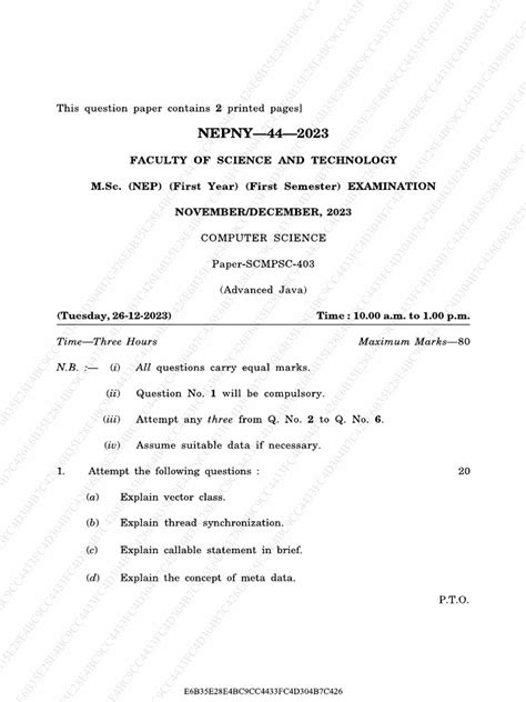 Advance Java Pdf