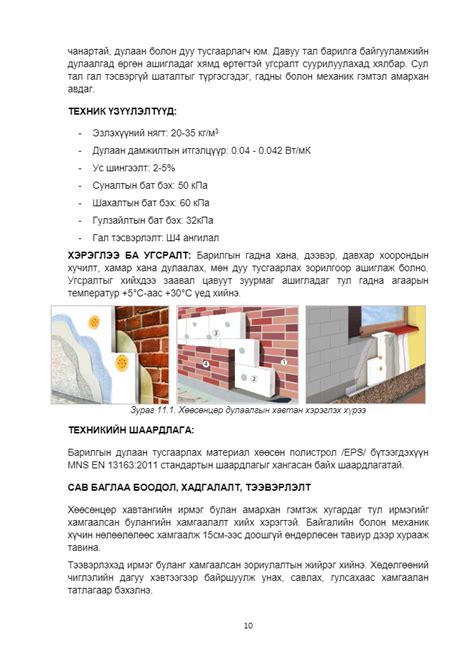 Дулаан дуу чимээ тусгаарлах материалд тавигдах ерөнхий шаардлага