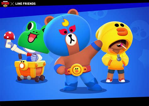 Brawl Stars X Line Friends Brown Sally And Leonard Behance