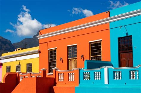 Premium Photo Colored Houses In Bo Kapp A District Of Cape Town South