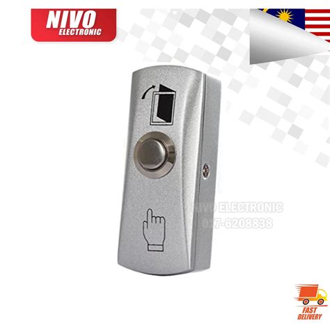 Zinc Alloy Door Exit Push Button Exit Switch For Door Access Control System Exit Release Button