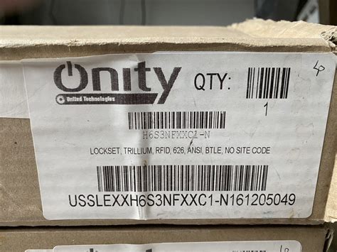 Onity Trillium Lock Rfid 626 Ansi Chrome Finish With Bluetooth Board