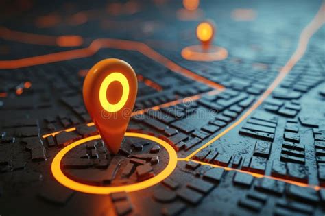 Pin Location Icon For Navigation Or Map Generative Ai Stock