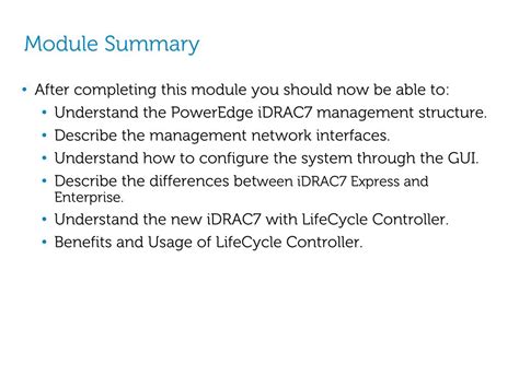 ppt module 4 poweredge m series idrac and lifecycle controller 2