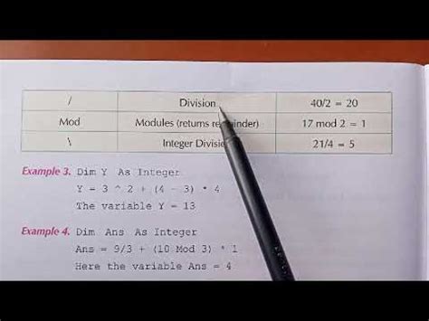Visual Basic Operators Youtube