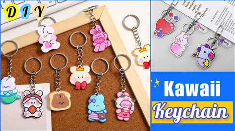 How To Make Kawaii Keychain At Your Home DIY Easy Waterproof Keychain Idea YouTube