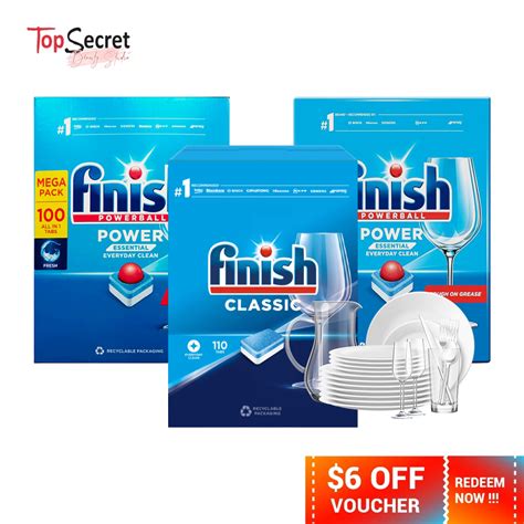 Value Bundle Finish Dishwasher Tablet Classic 110 Tablets Power