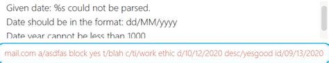 Incorrect Error Message For Wrong Interview Date Issue Porkeypine Pe GitHub