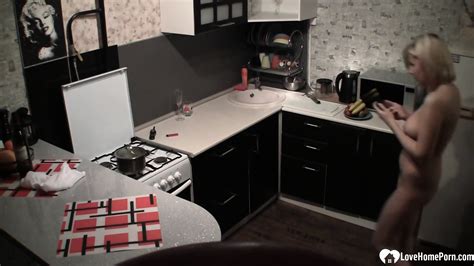 I Caught The MILF Renting My Apartment Naked In The Kitchen