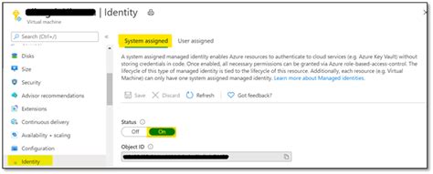 mount blob storage on linux vm using managed identities or service