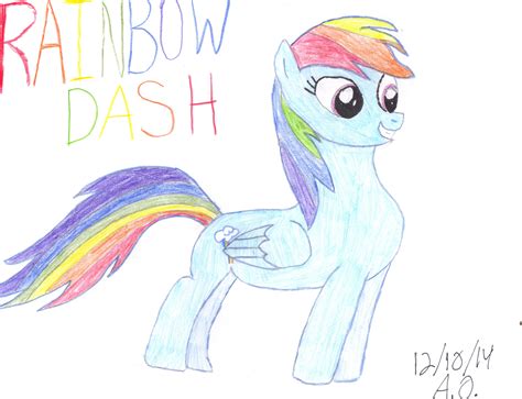 Mlp Rainbow Dash Drawing At Explore Collection Of