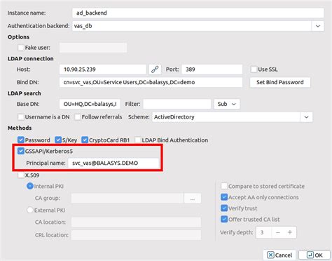 416 Procedure Enabling Kerberos Authentication In As