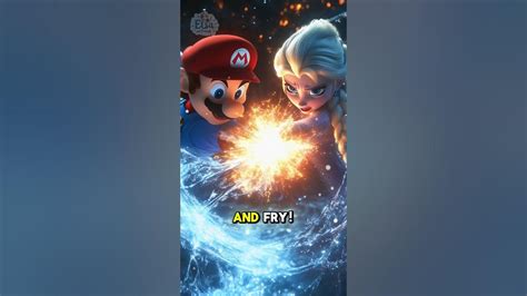 Elsa And Marios Frozen Pipe Adventure ️🍄 The Icecap Kingdom Elsa