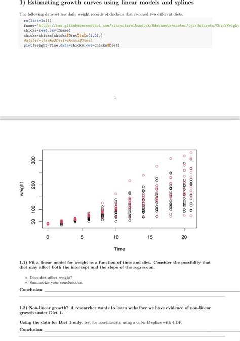 1 estimating growth curves using linear models and