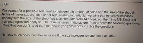 Solved Summary Output Anova Regression Statistics R2 89 73