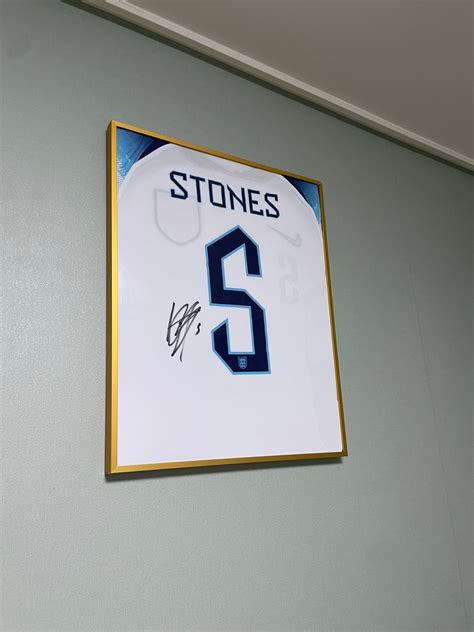 2223 잉글랜드 국대 맨시티 존 스톤스 친필 사인 유니폼 콜리colley