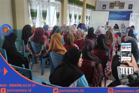 Pkm Saritani Gelar Pertemuan Validasi Dan Evaluasi Data Usia Produktif
