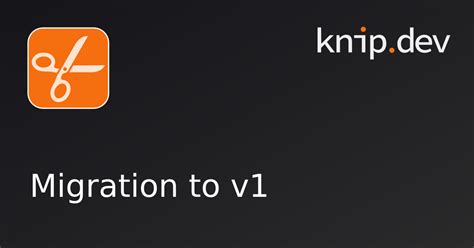 Migration To V Knip