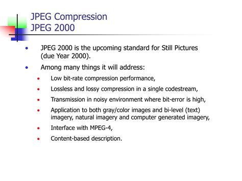 ppt understanding jpeg compression basics and techniques powerpoint