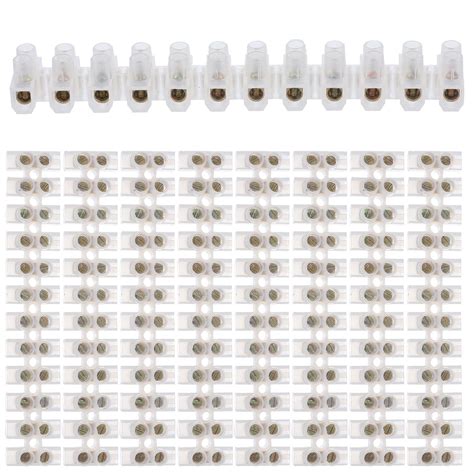Healeep 10pcs Low Voltage Terminal Block Screw Terminal Block Assorted