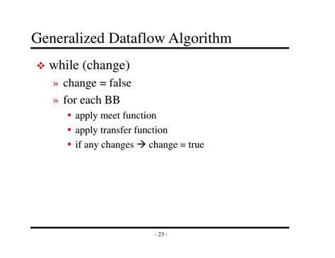 Ppt Dataflow I Dataflow Analysis Powerpoint Presentation Free