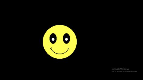 c c program to smile face graphics program kashipara