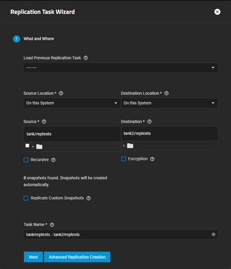 Setting Up A Local Replication Task TrueNAS Documentation Hub