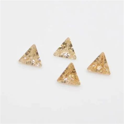 Cubic Zirconia Color Triangle Quantity Per Pack 1000 Size 1mm To