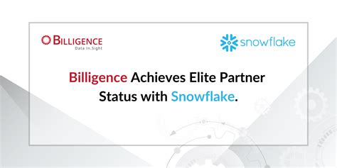 Billigence Achieves Elite Tier Partner Status With Snowflake