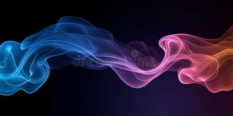 Abstract Blue Pink Swirling Flowing Elegant Design Background Art Wave