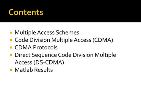 Ppt Code Division Multiple Access Cdma Transmission Technology Powerpoint Presentation Id