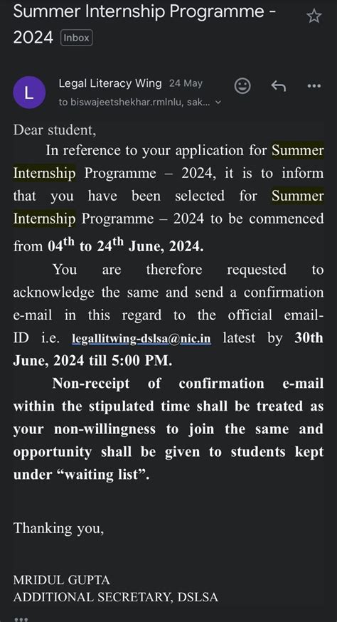 Komal On Linkedin Internship Summerinternship Legalservices Dslsa