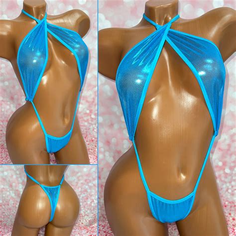 Metallic Mesh Slingshot Multiple Colour Options Captivating Kinis