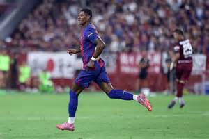 Marcus Rashford Scores First Goal For Barcelona In 5 0 Rout The