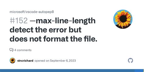 Max Line Length Detect The Error But Does Not Format The File